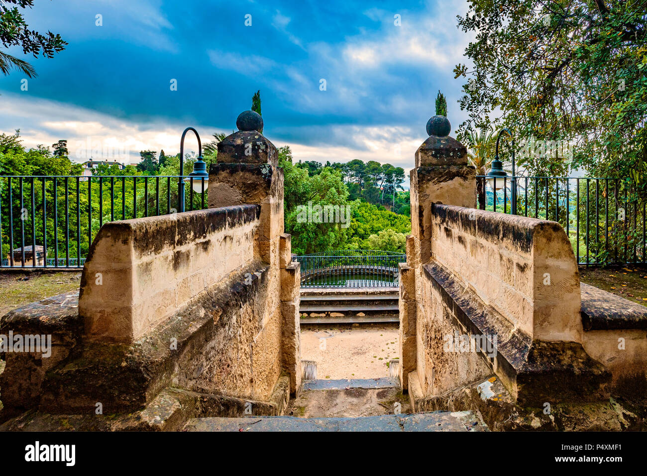 Italy Sardinia Sassari Monserrato Park tower tank Stock Photo - Alamy