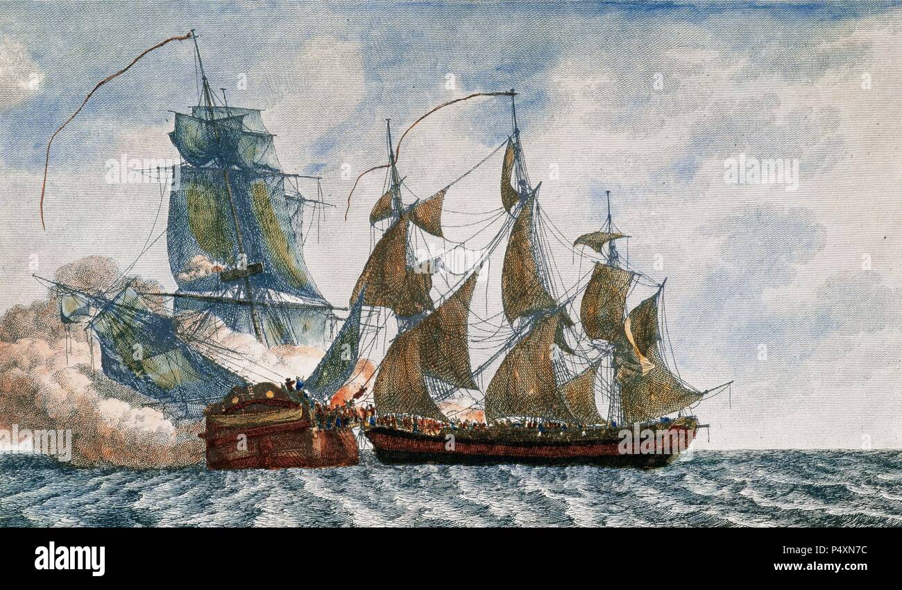 Buques De Guerra En El Siglo Xviii
