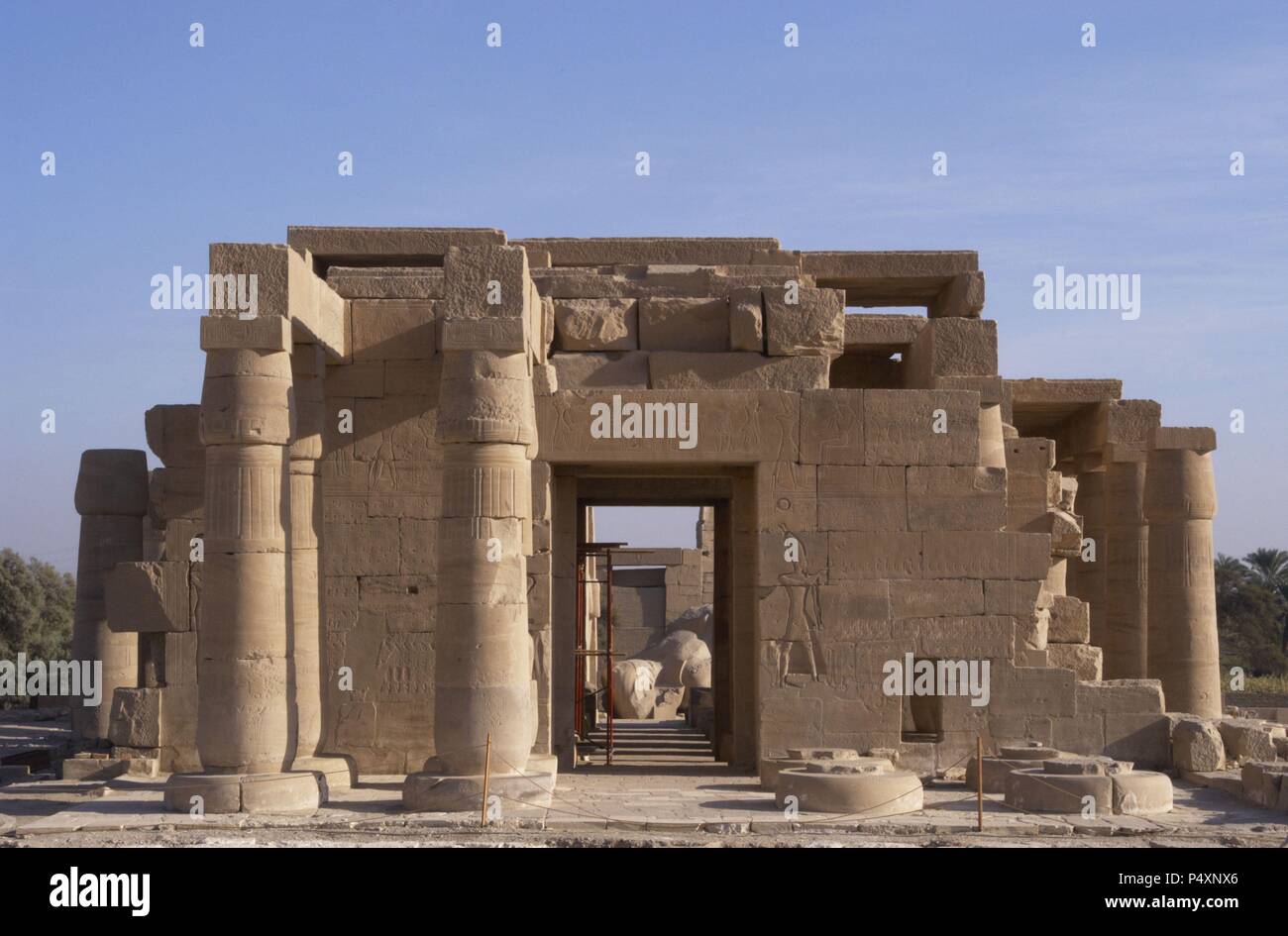 Ramesseum. Nineteenth dynasty. New Kingdom. 13th century B.C. Valley of ...