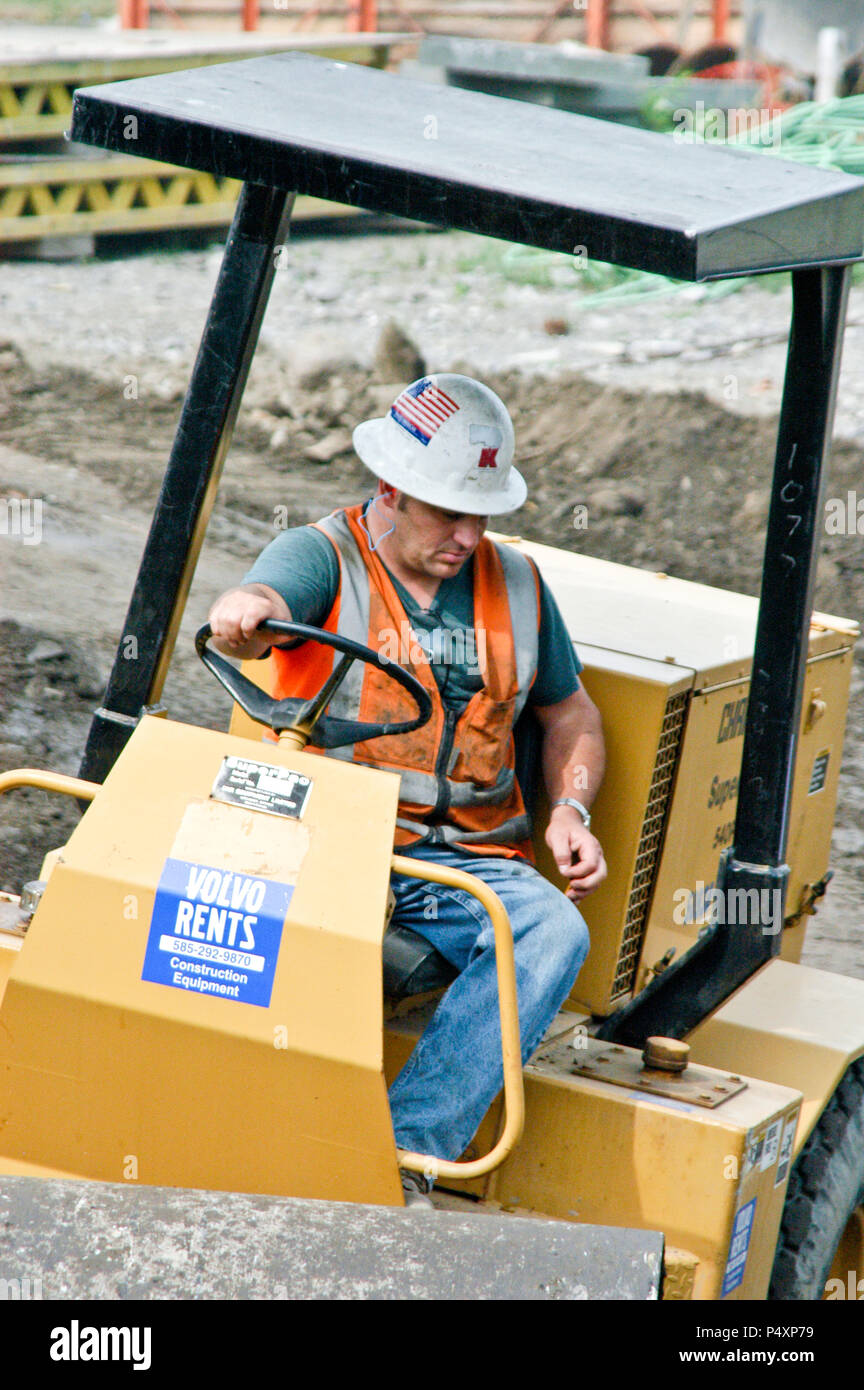 Construction of the Frederick Douglass Susan B Anthony Bridge in ...