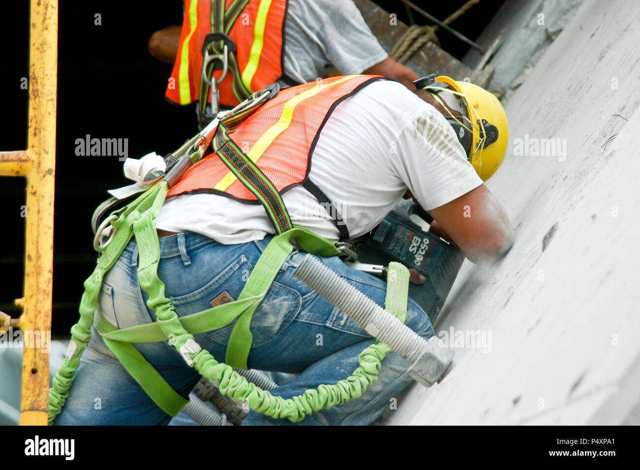 Construction of the Frederick Douglass Susan B Anthony Bridge in ...