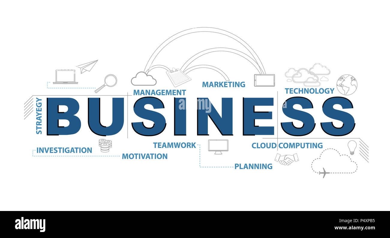 Bussiness text infographic design graphic concept. Vector Illustration ...