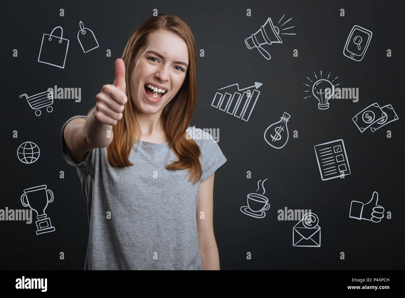 Positive thinking job hi-res stock photography and images - Alamy