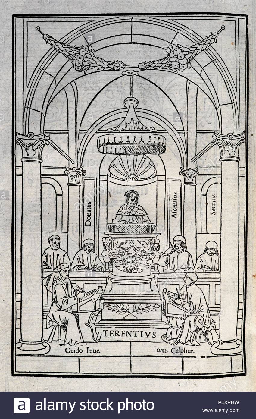 Terence Publius Terentius Afer Stock Photos & Terence Publius Terentius ...