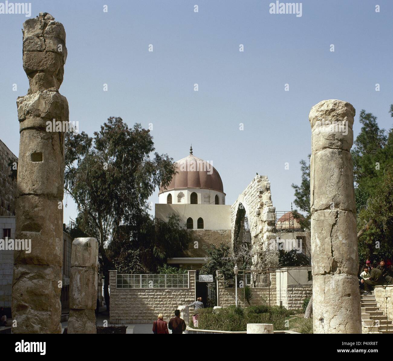 Syria. Damascus. Umayyad Mosque. Mausoleum of Saladin (1138-1193 ...