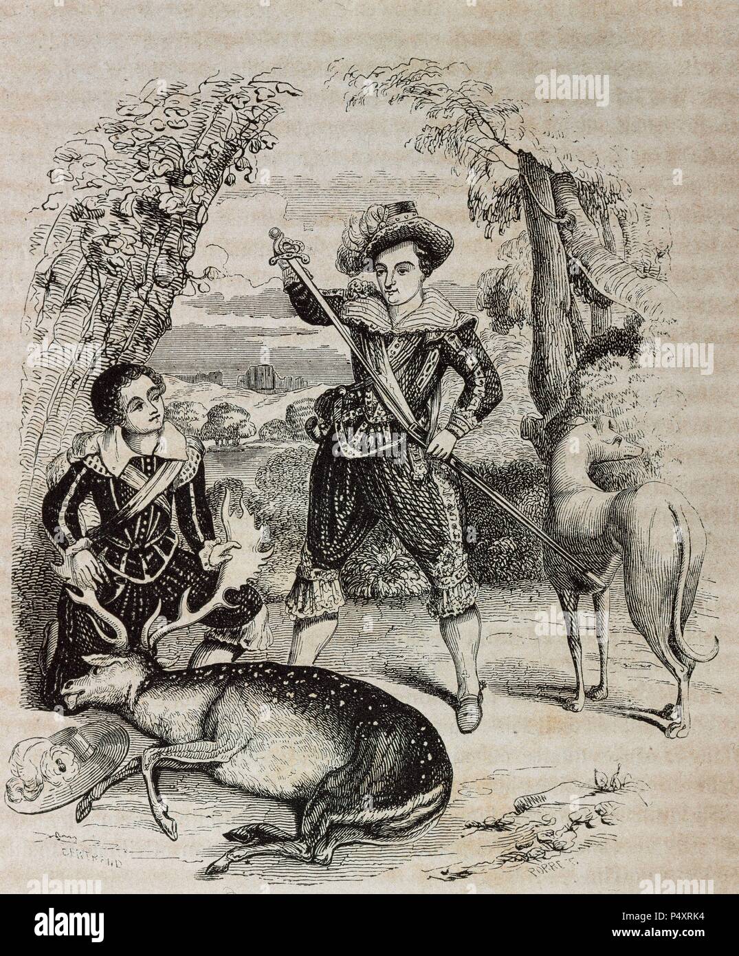 Hunting uk 19th century hi-res stock photography and images - Alamy