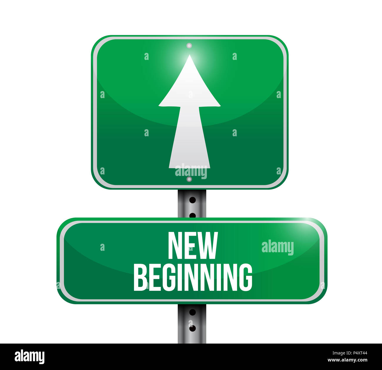 New Beginnings sign concept Illustrator. design graphic isolated over ...