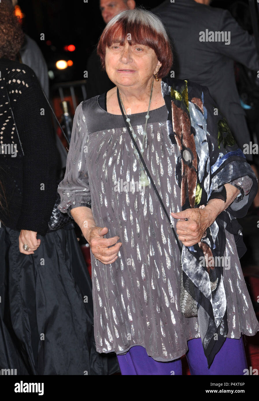 Agnes Varda at Mr Banks Premiere at the TLC Chinese Theatre in Los ...