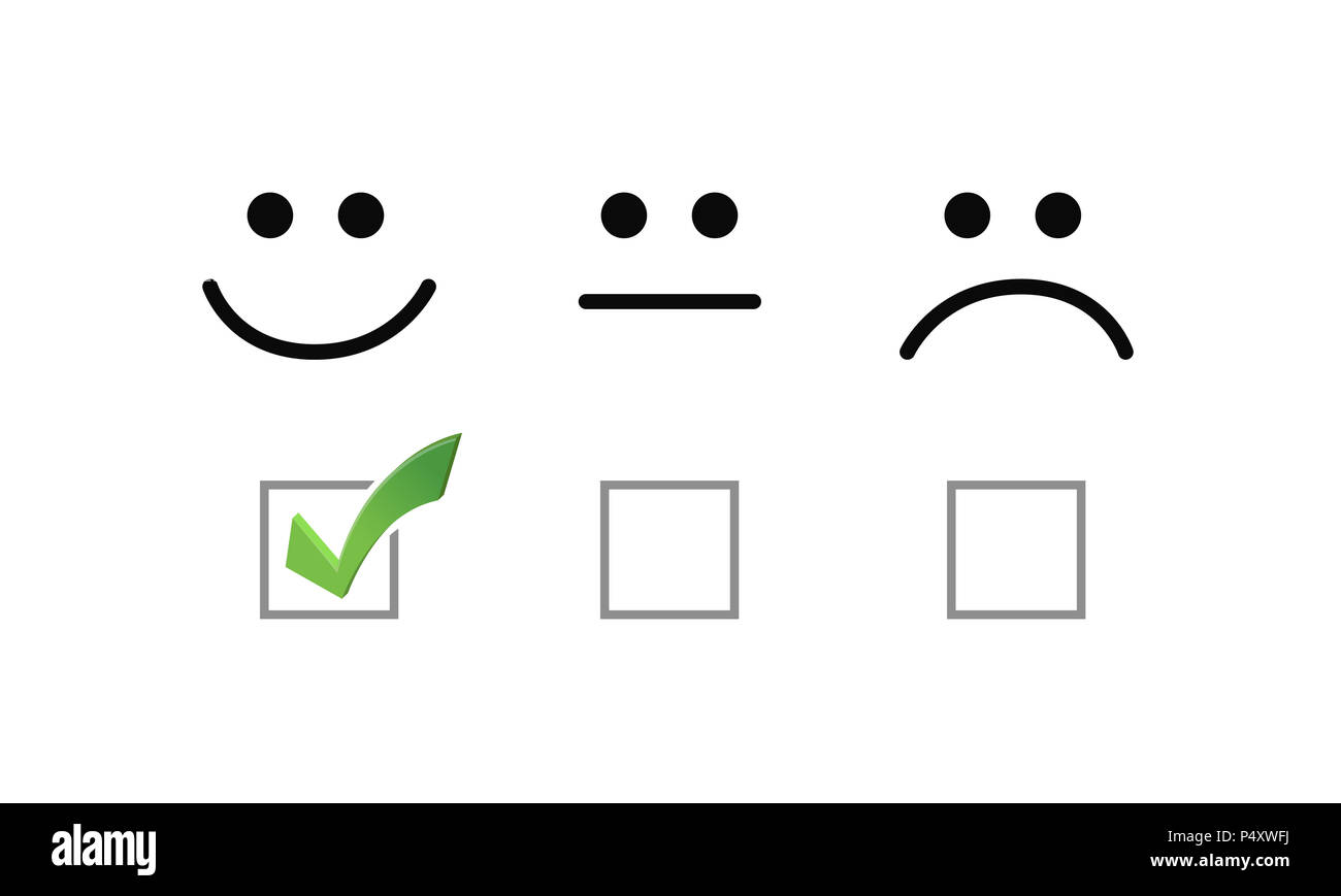 Smile check mark selection illustration options graphics. isolated over ...