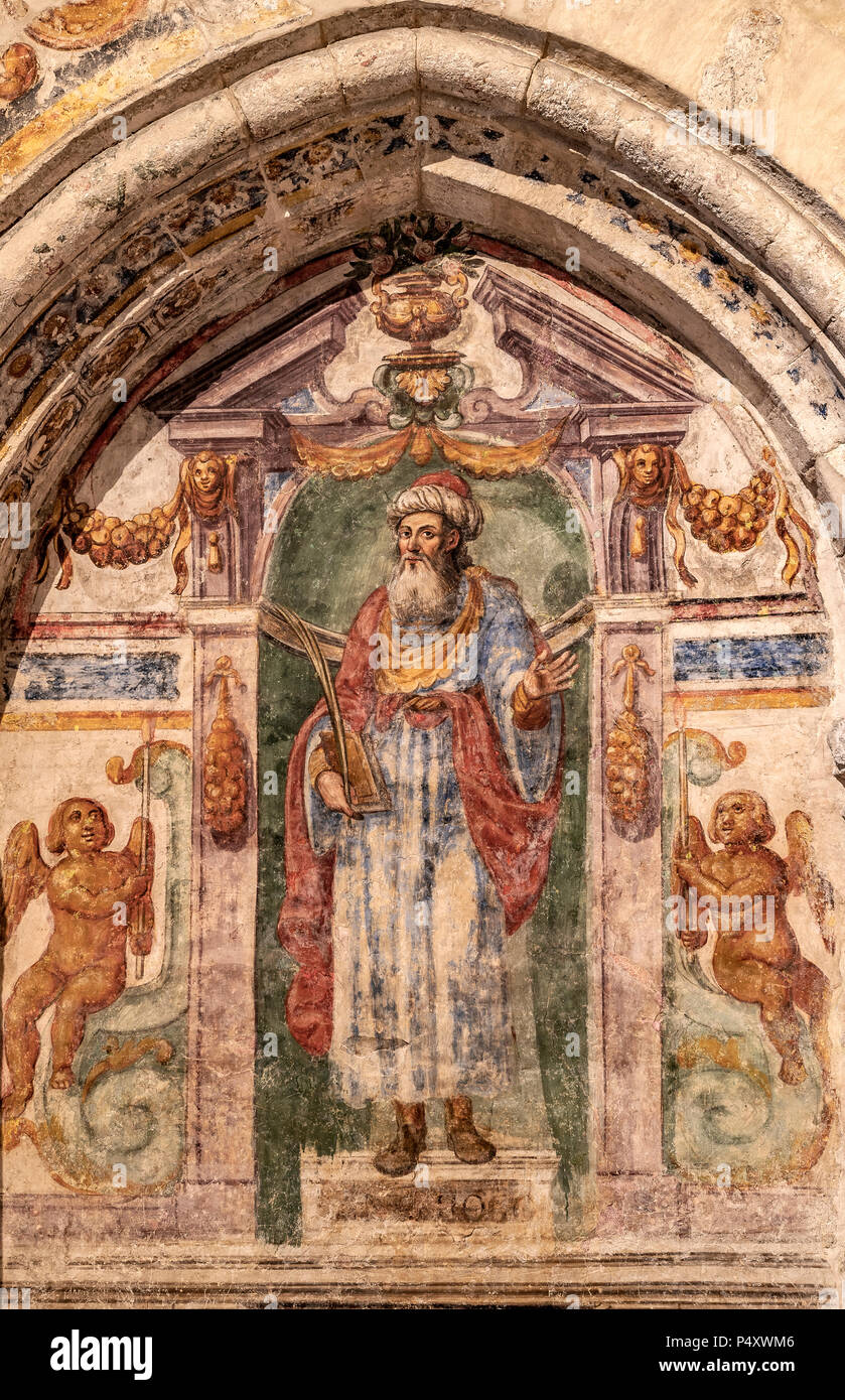The chapel of saint cosma and damiano hi-res stock photography and ...
