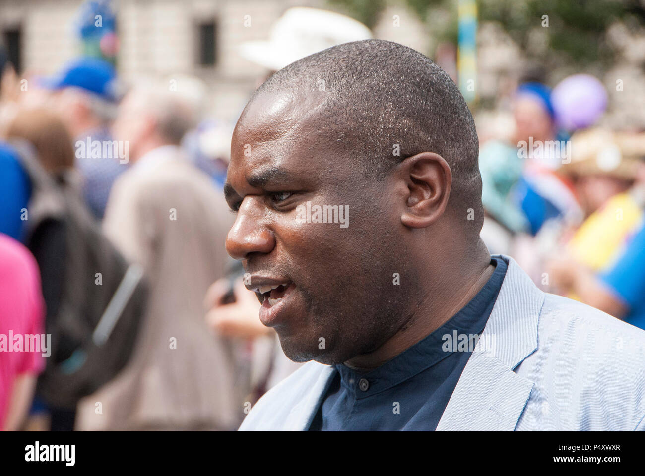 London, UK, 23 June 2018 David Lindon Lammy, FRSA British Labour Party ...