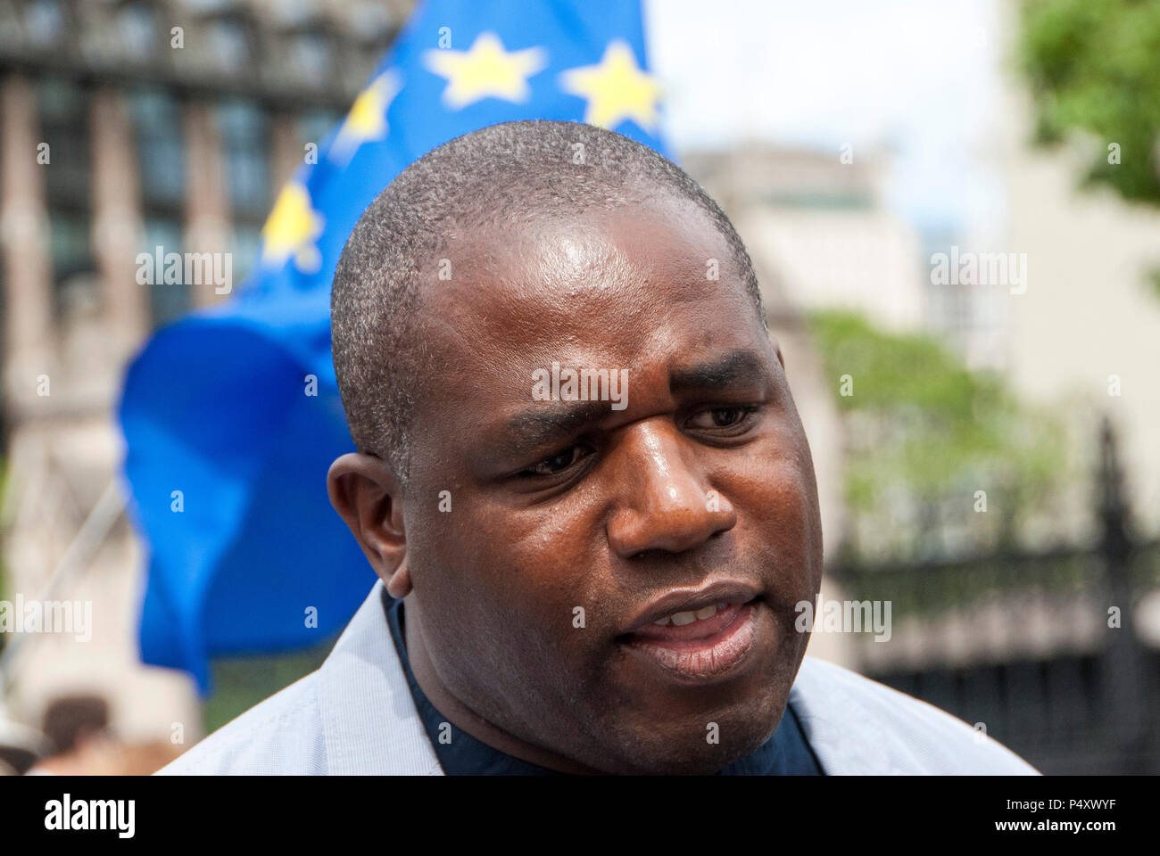 London, UK, 23 June 2018 David Lindon Lammy, FRSA British Labour Party ...