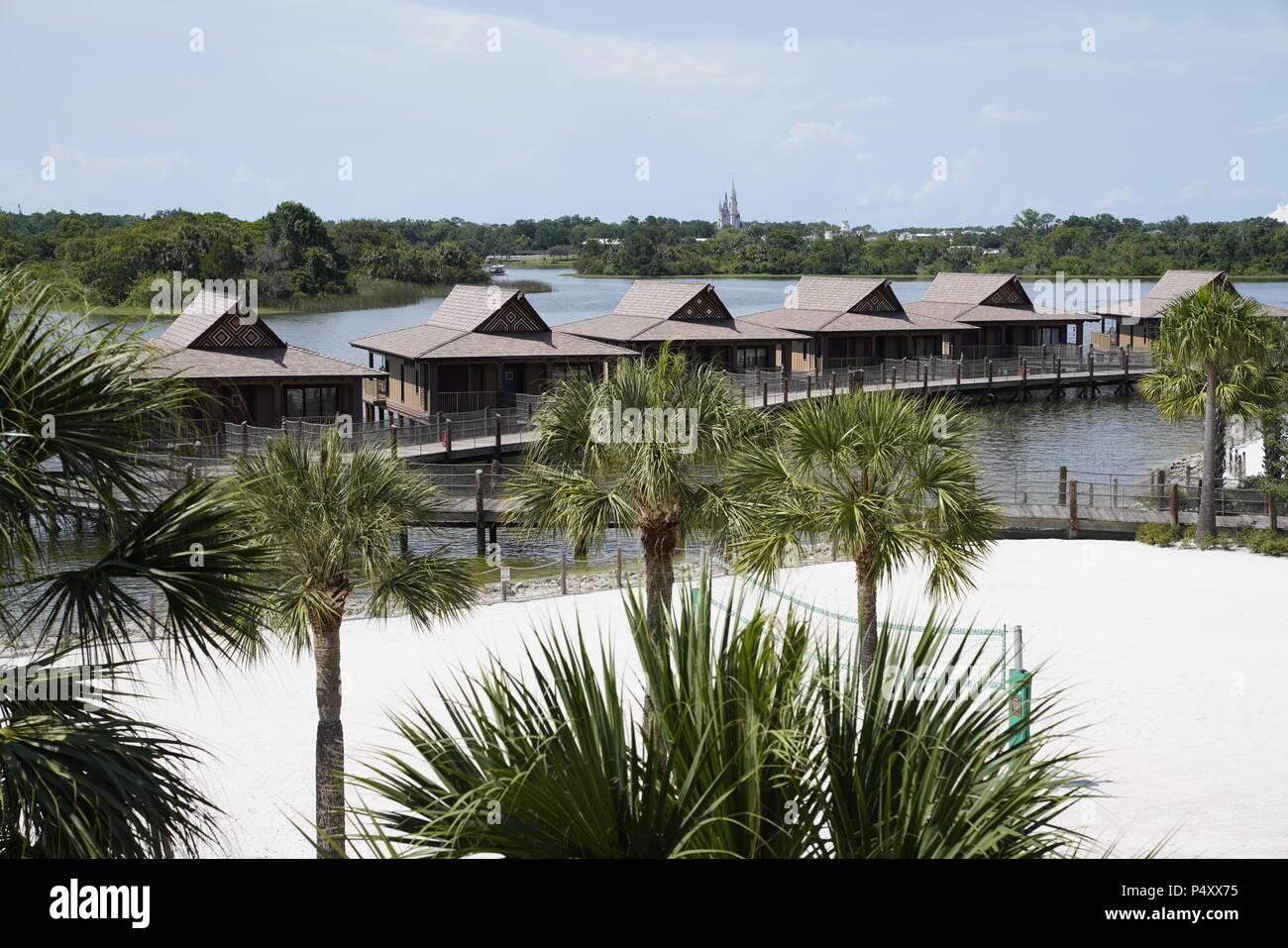 General views of the Polynesian Resort in Walt Disney World, Orlando ...