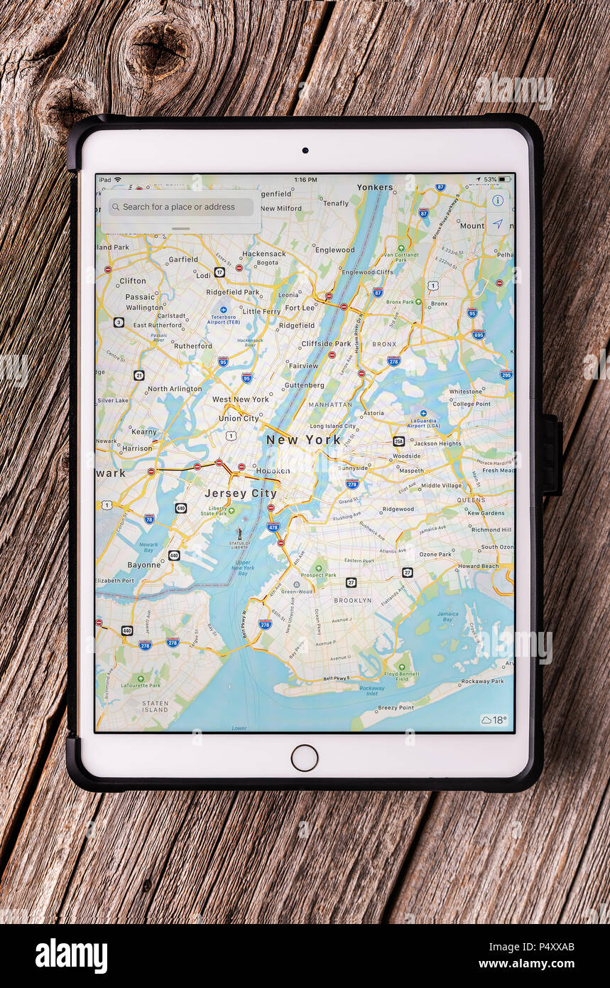 Computer mapping map hi-res stock photography and images - Alamy