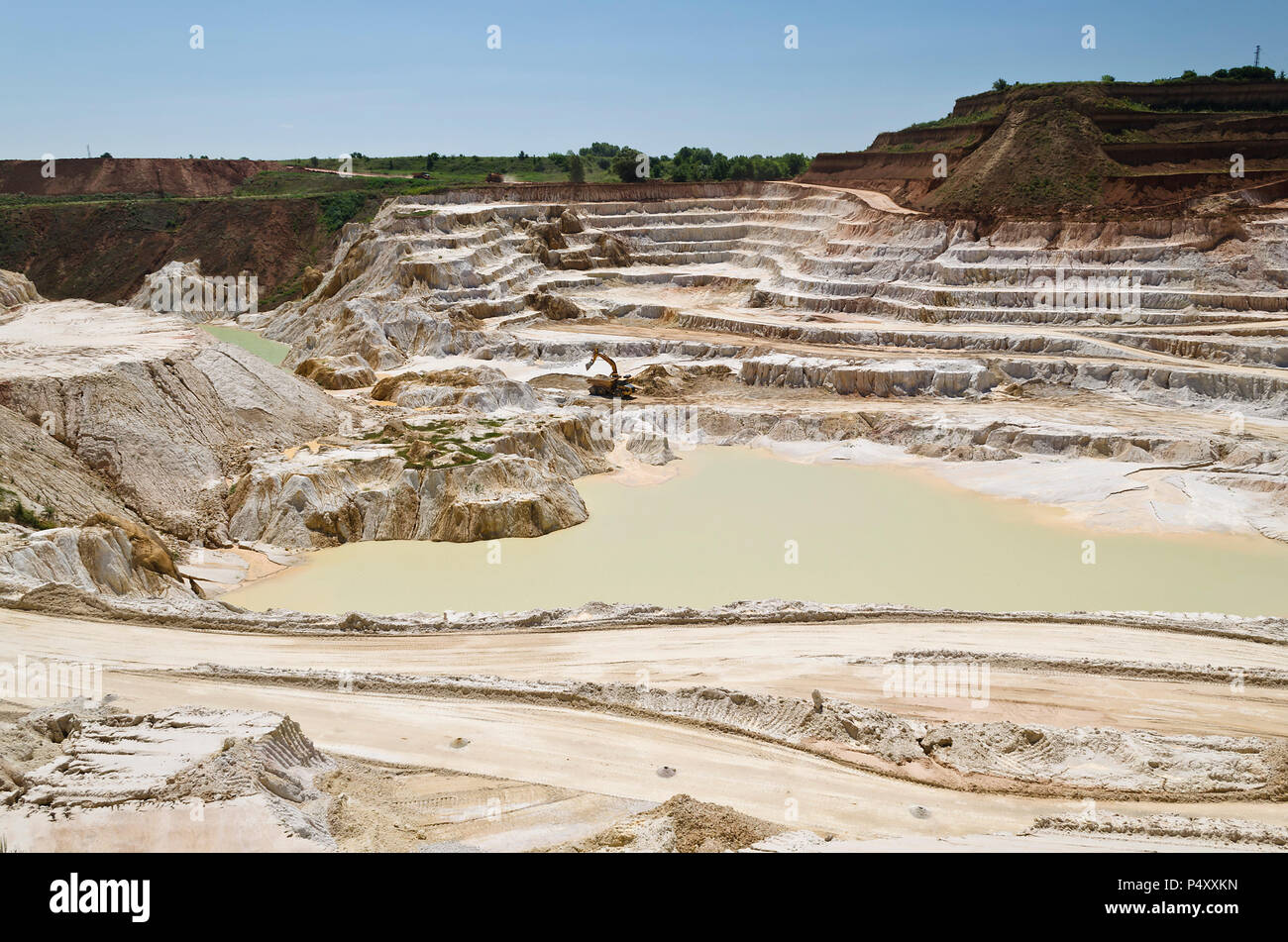 Open pit mine site hi-res stock photography and images - Alamy