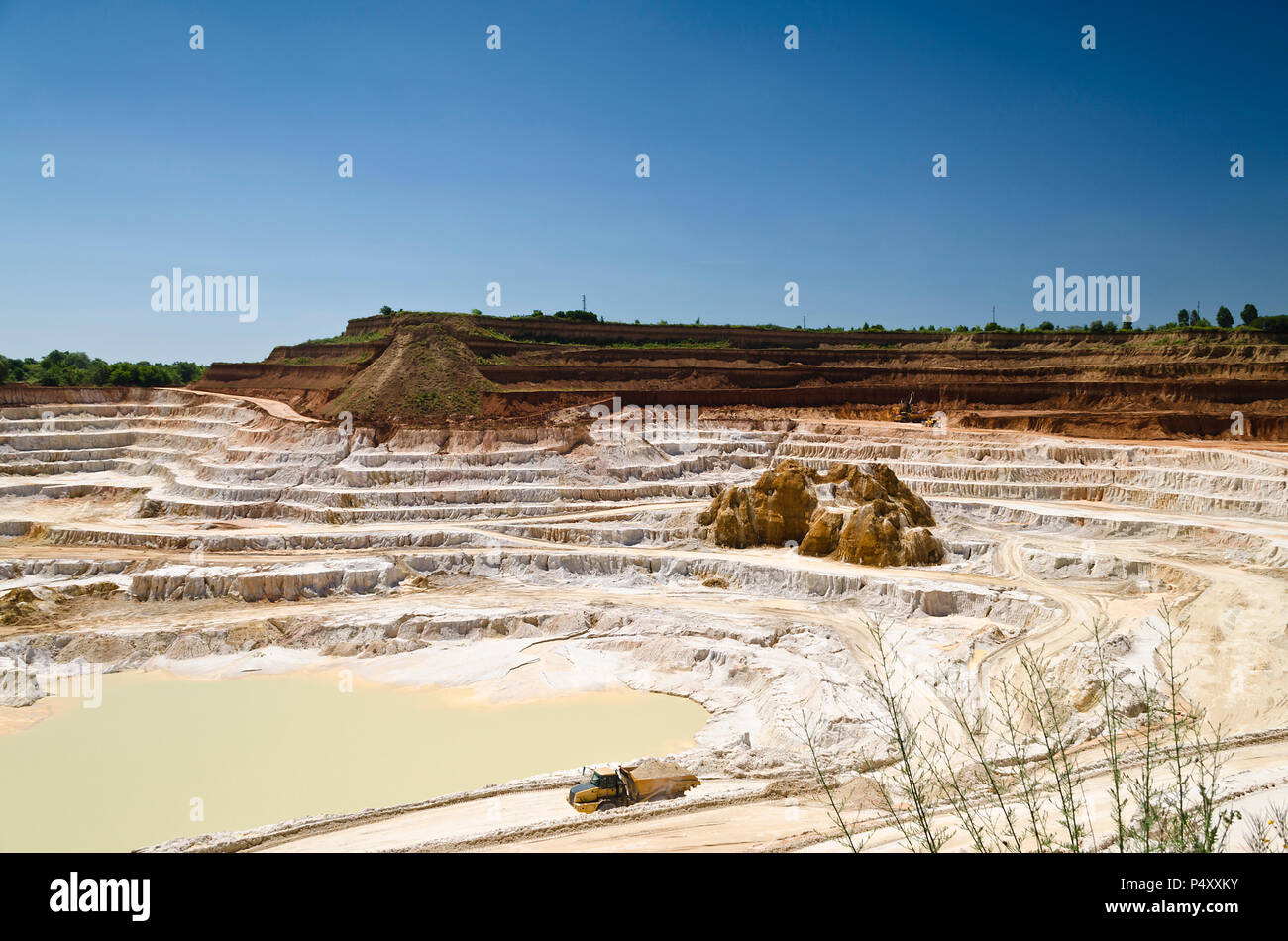 Rock quarry open pit hi-res stock photography and images - Alamy