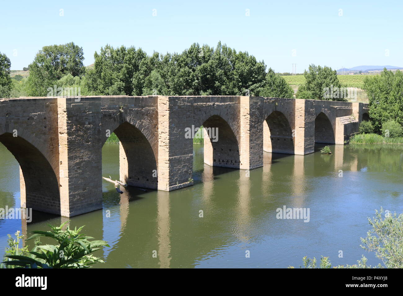 Bridge architecture over calm river hi-res stock photography and images ...