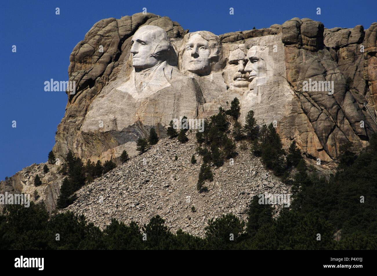 United States. Mount Rushmore National Memorial. Heads of the United ...