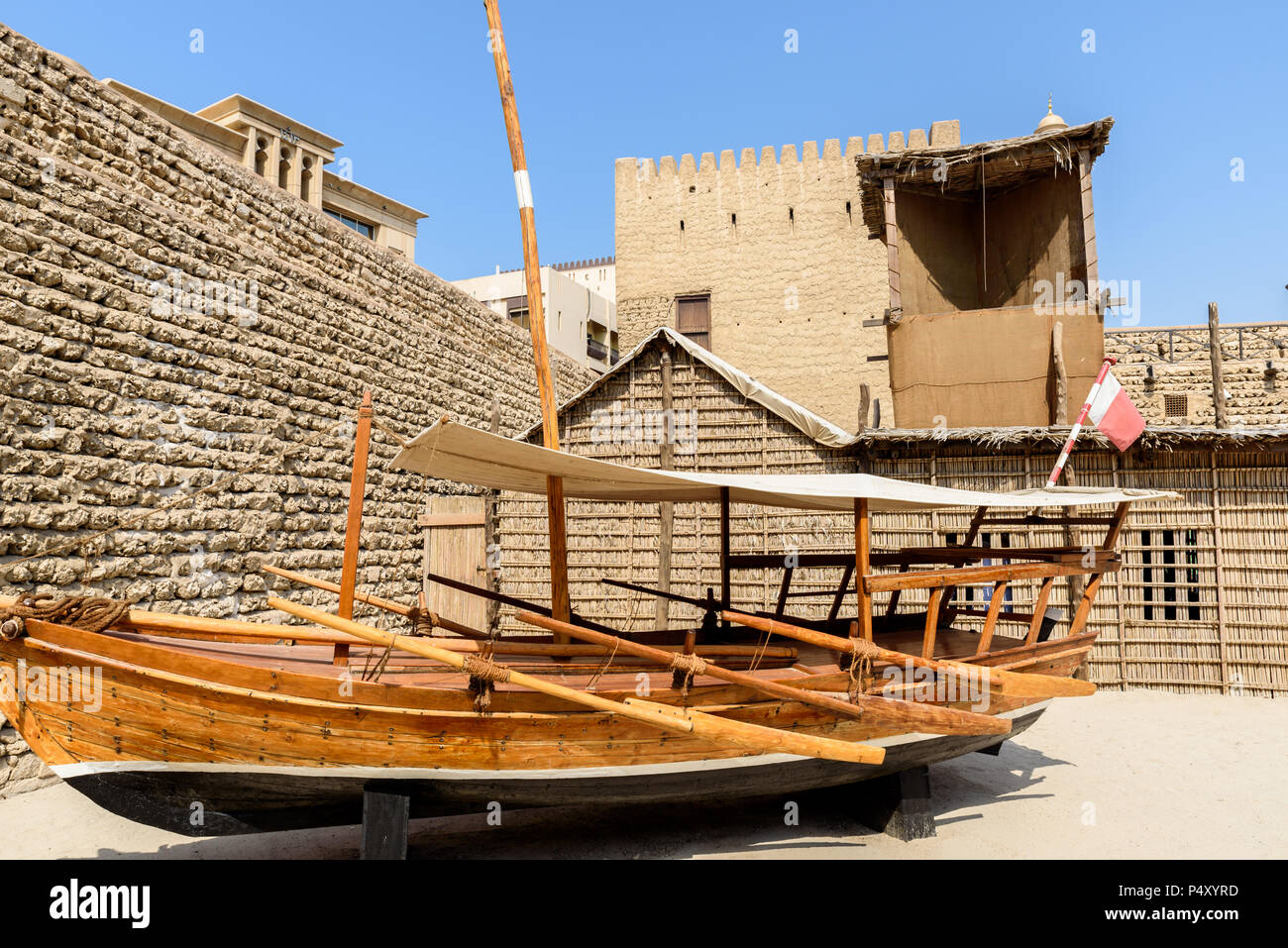 Traditional Architecture Museum Dubai High Resolution Stock Photography ...