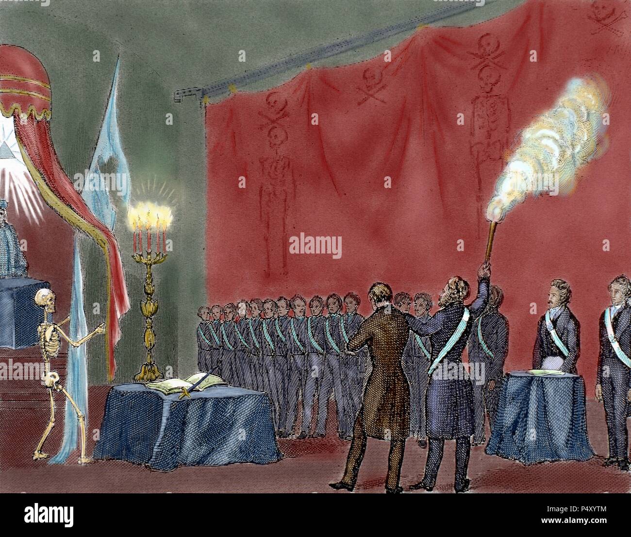 Masonic initiation hi-res stock photography and images - Alamy