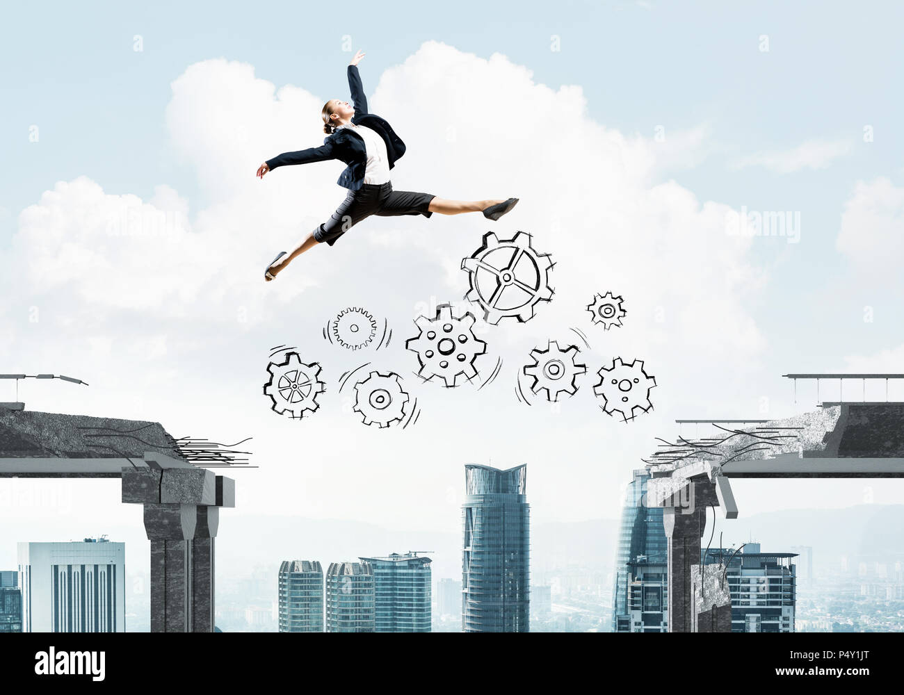 Problem and difficulties overcoming concept Stock Photo - Alamy