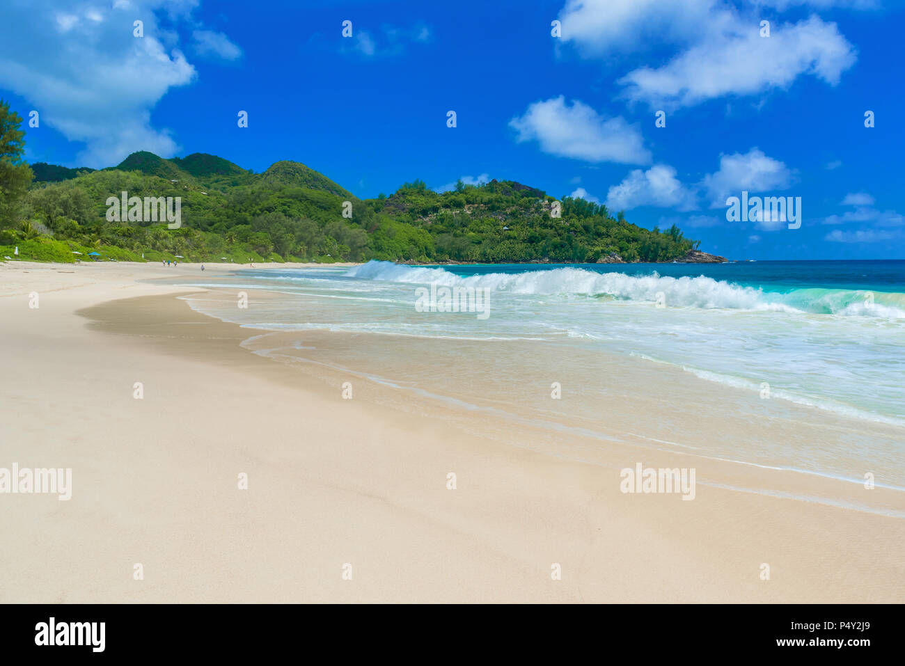 Anse Intendance - Beautiful beach on island Mahé in Seychelles Stock ...