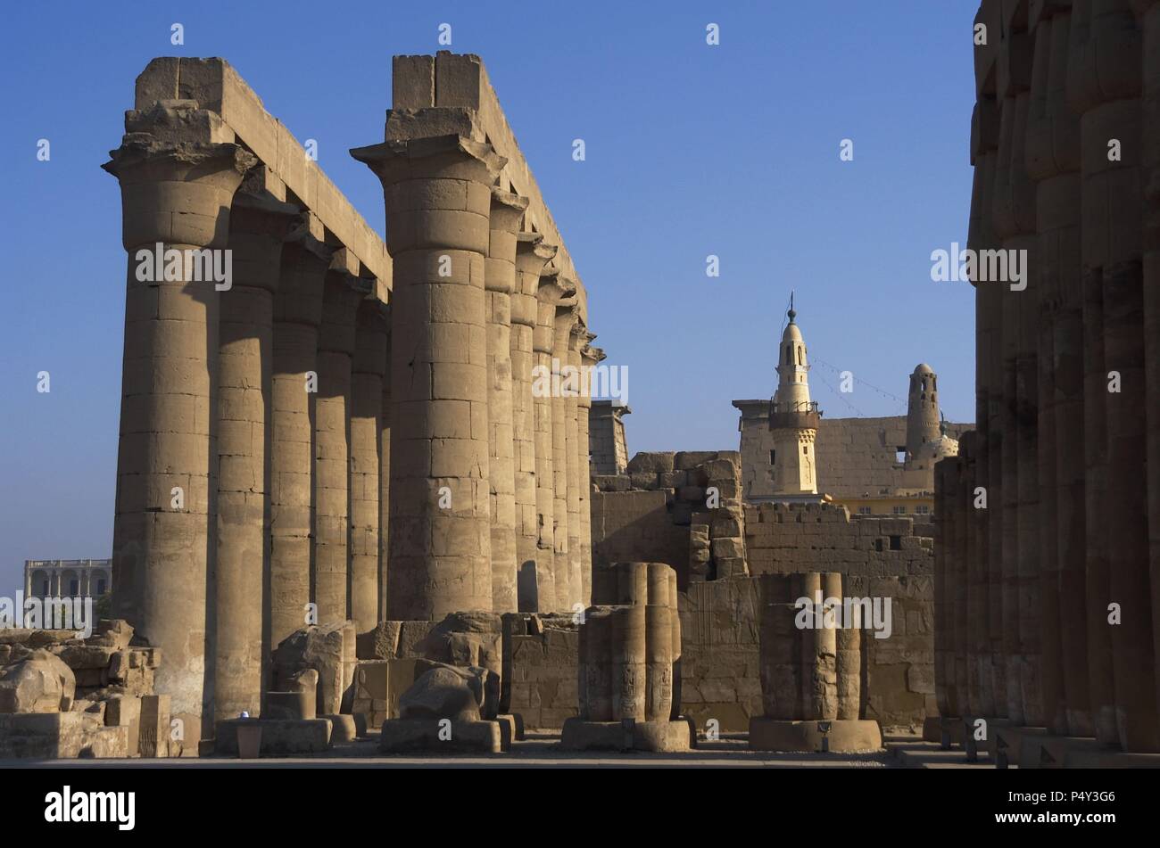 Campaniform column egypt hi-res stock photography and images - Alamy