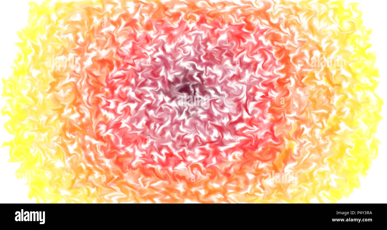 Burning Sun - Smeared Pulsing Colors, Fire Design Stock Photo - Alamy