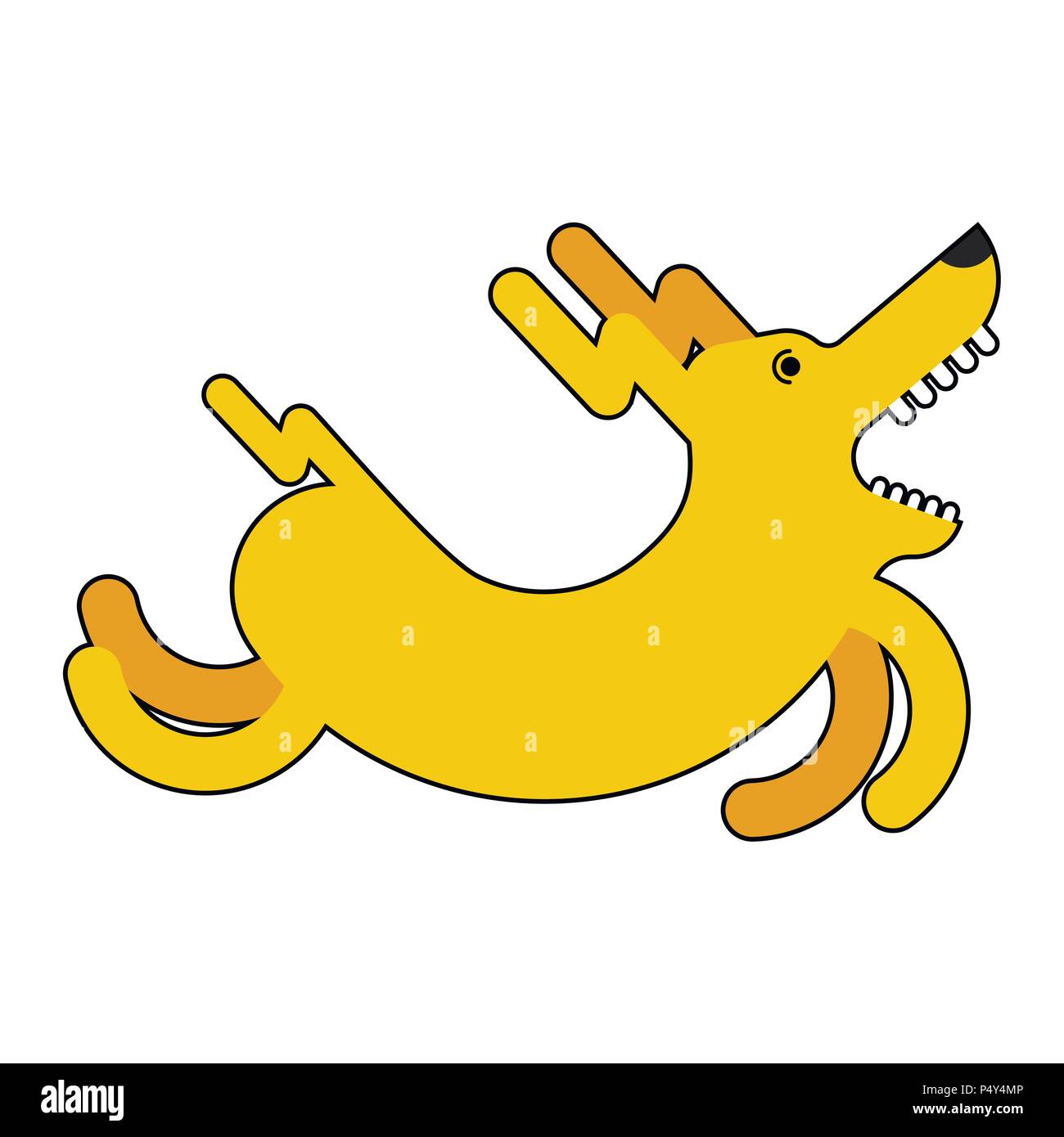 Black labrador in grass Cut Out Stock Images & Pictures - Alamy