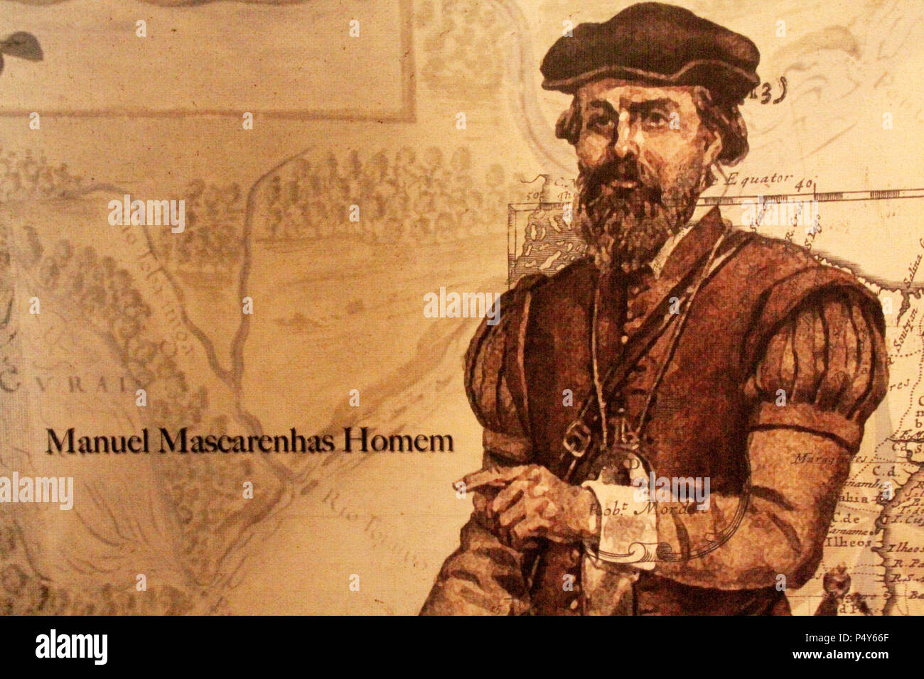 Brazil colonial map hi-res stock photography and images - Alamy