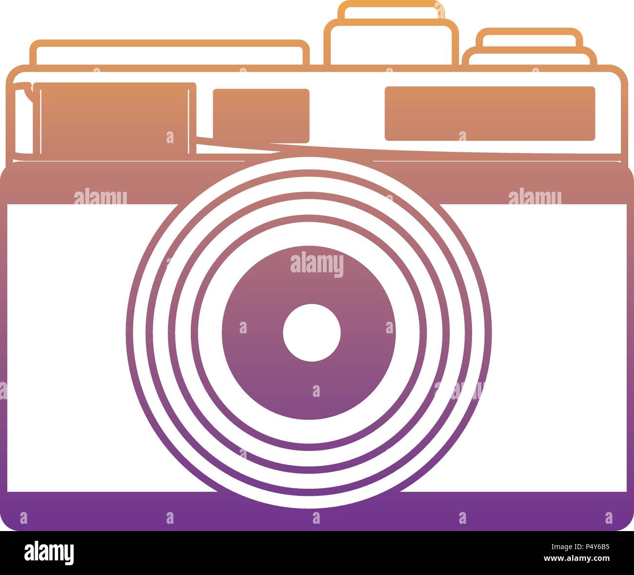 retro camera icon over white background, vector illustration Stock Vector Image & Art - Alamy