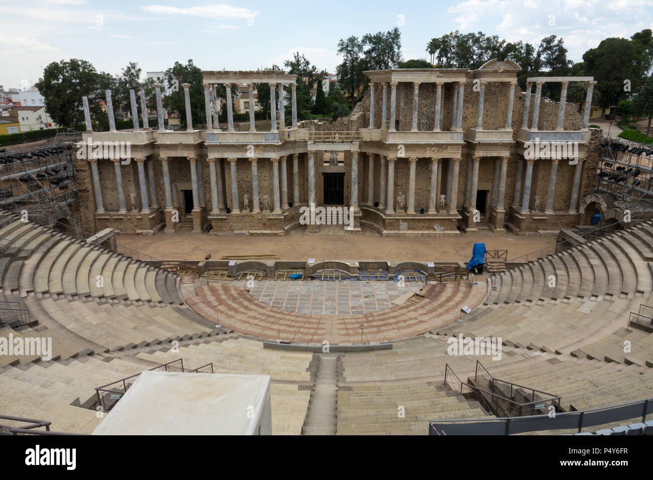 Roman Theatre in the Roman city of Emerita Augusta, capital of ...