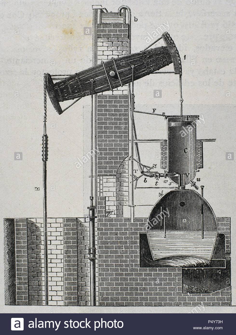 Thomas Newcomen Steam Engine Stock Photos & Thomas Newcomen Steam ...