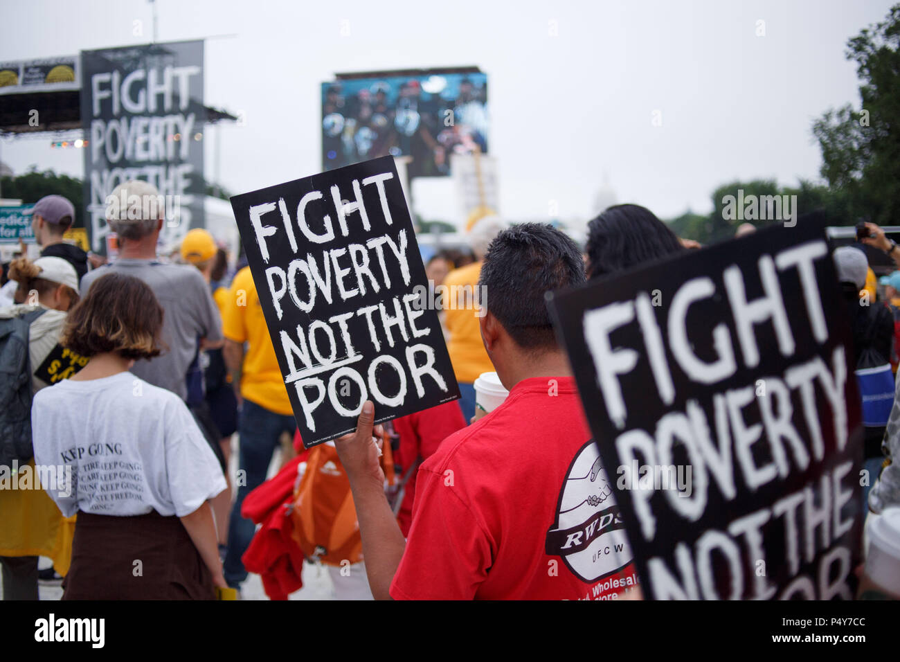 Washington, USA. 23rd June, 2018. Attendees gather at the Stand Against ...