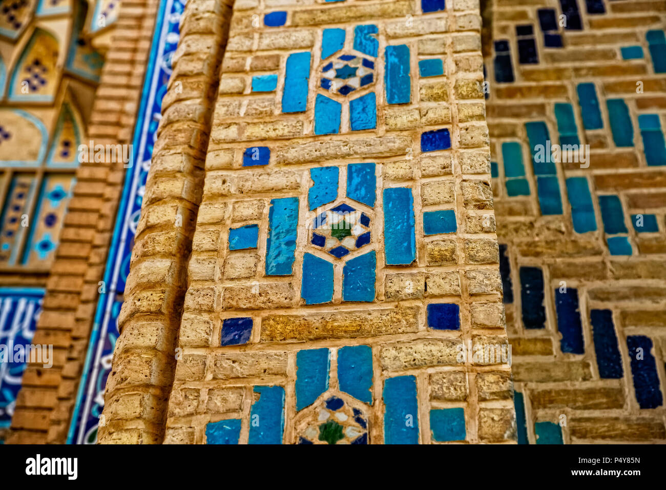 Isfahan Old Mosque detail Stock Photo - Alamy