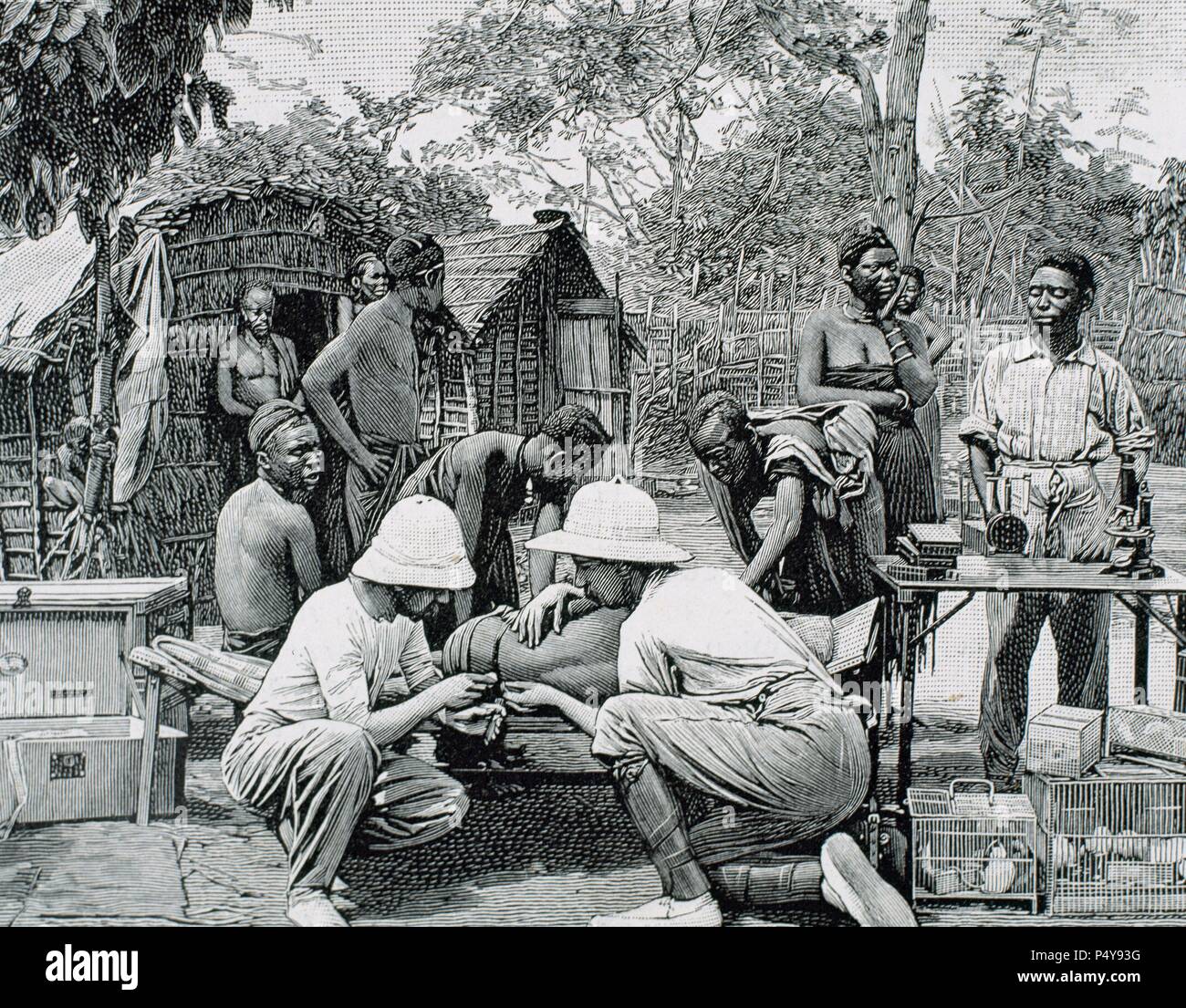 Explorer jungle 20th century hi-res stock photography and images - Alamy