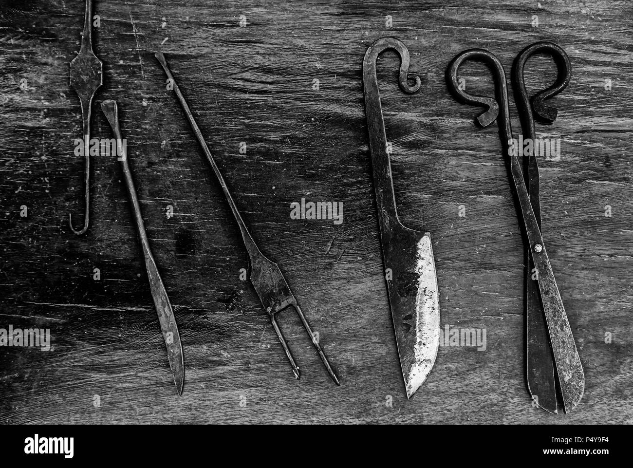 The old tannery Black and White Stock Photos & Images - Alamy