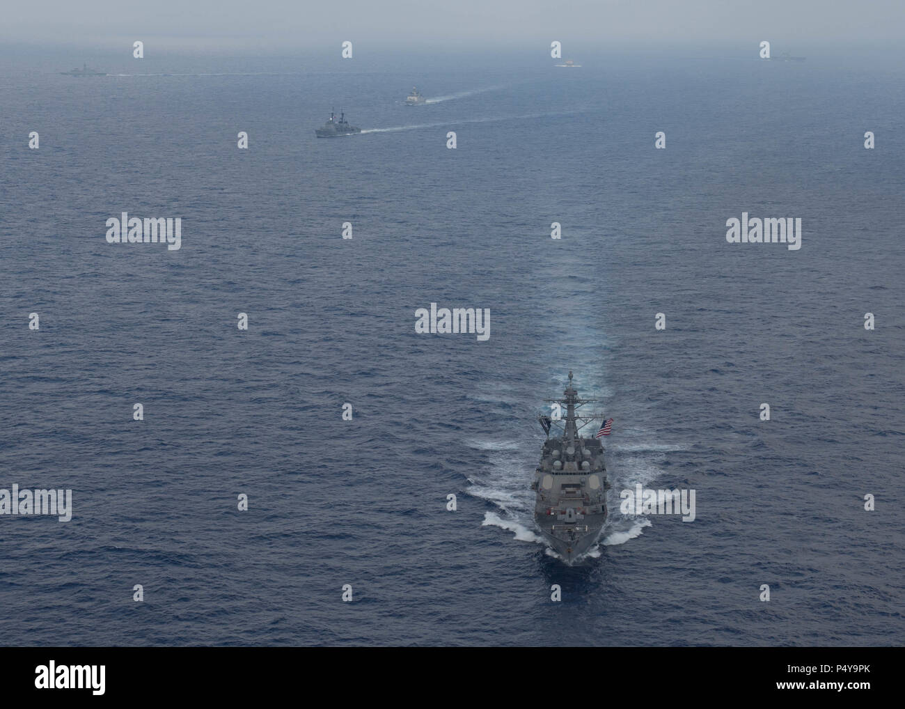 180623-N-ND356-0351 PACIFIC OCEAN (June 23, 2018) U.S. Navy guided ...