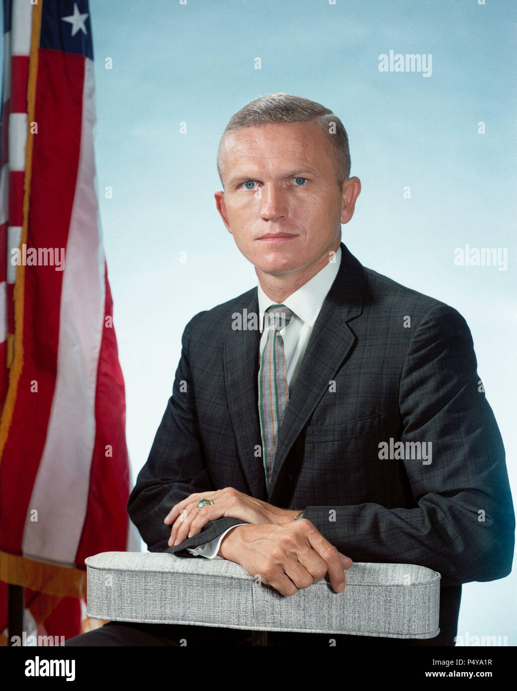 Astronaut Frank Borman Stock Photo - Alamy