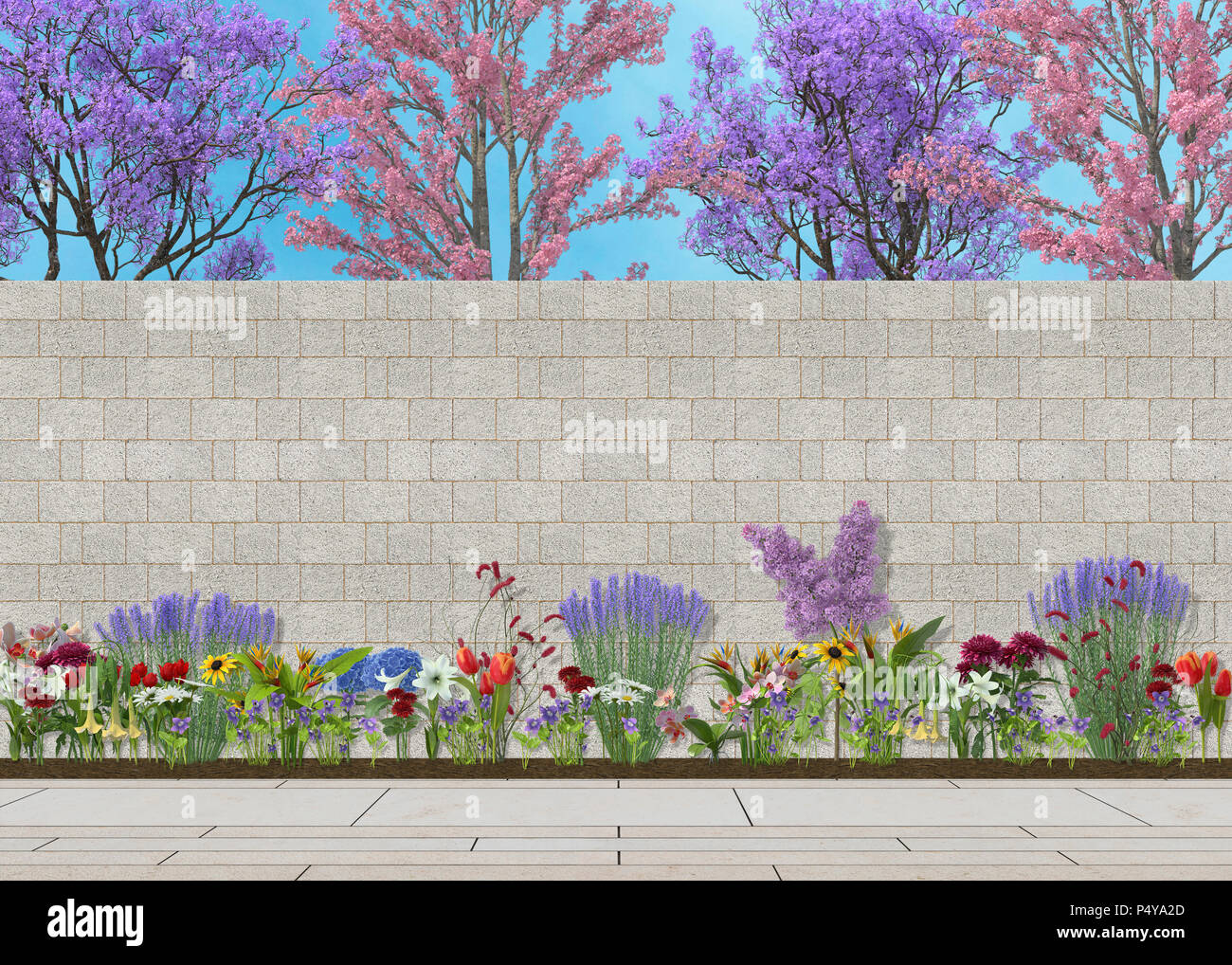 Tress and garden hi-res stock photography and images - Alamy