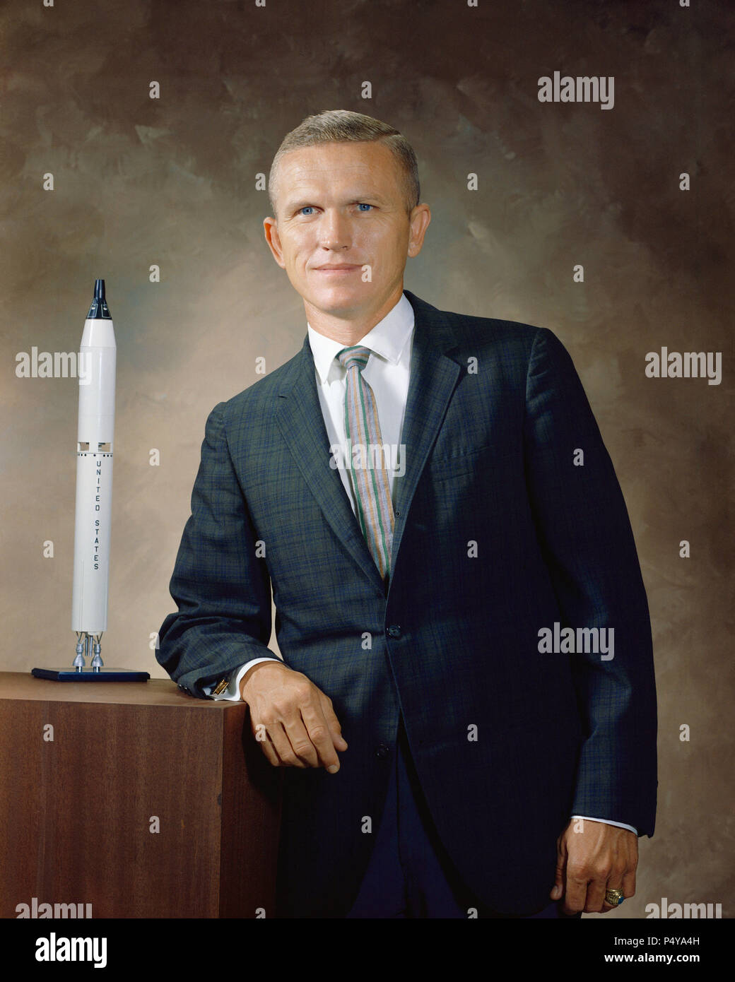 Astronaut Frank Borman Stock Photo - Alamy