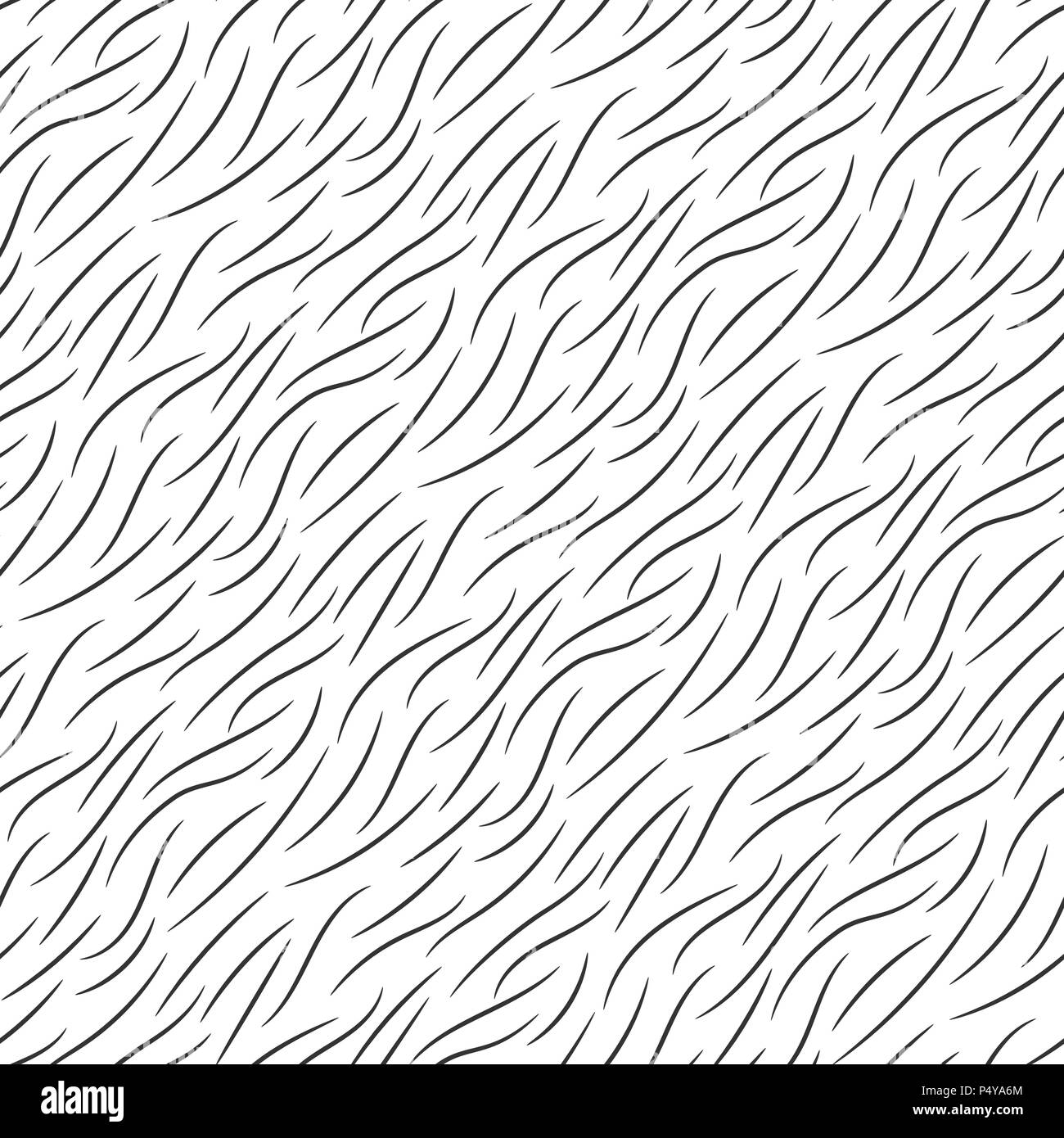 Black and white animal wool texture seamless pattern. Vector ...
