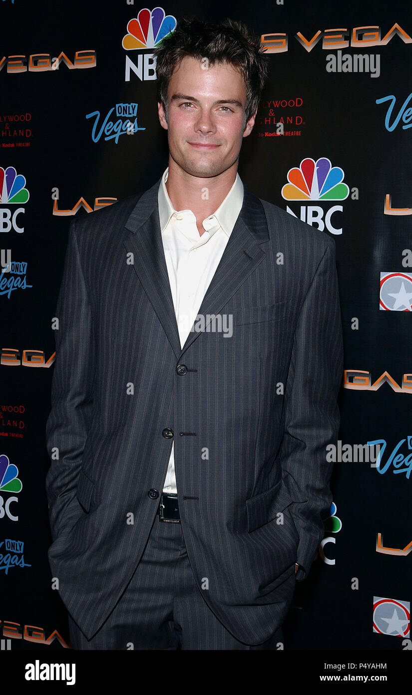 Josh Duhamel at the " Las Vegas " launching Party at the Hollywood and ...