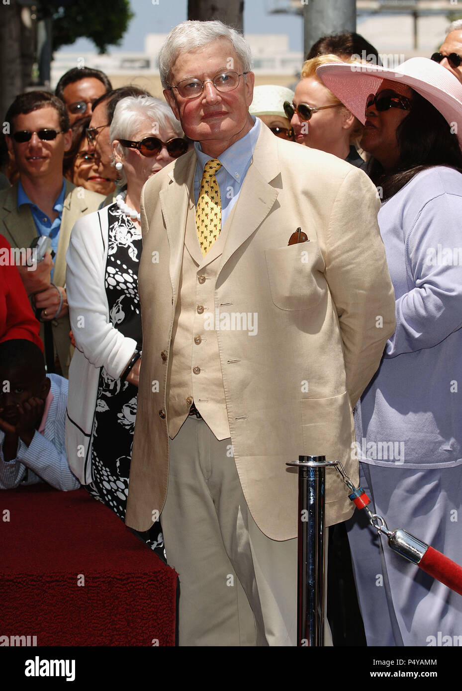 Roger Ebert ( from Ebert and Roeper Film Critic show) received the ...