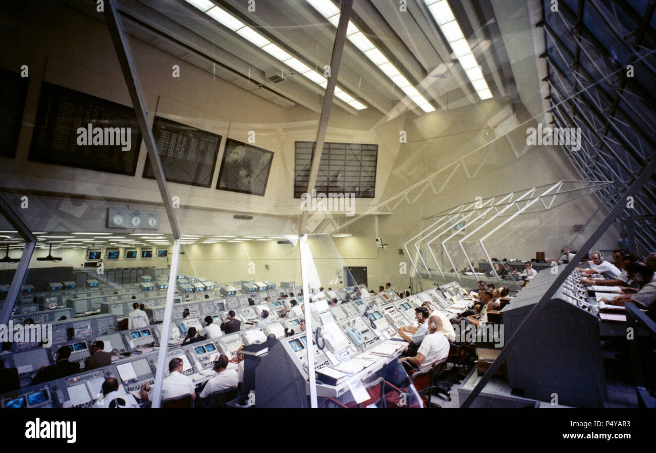 Overall view of Firing Room 3 of the Launch Control Center, Launch ...