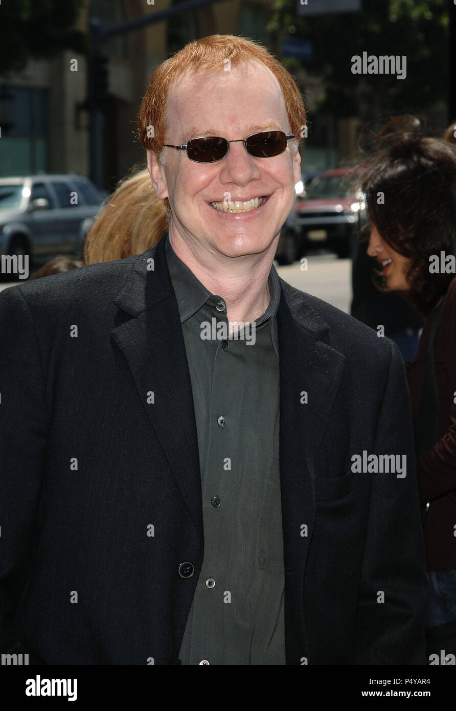 Danny Elfman (music) arriving at the Charlie And The Chocolat Factory ...