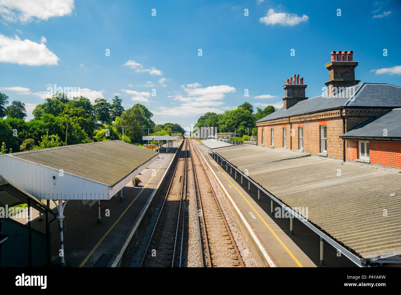 The historical and beautiful Arundle train station at Arundle, United ...