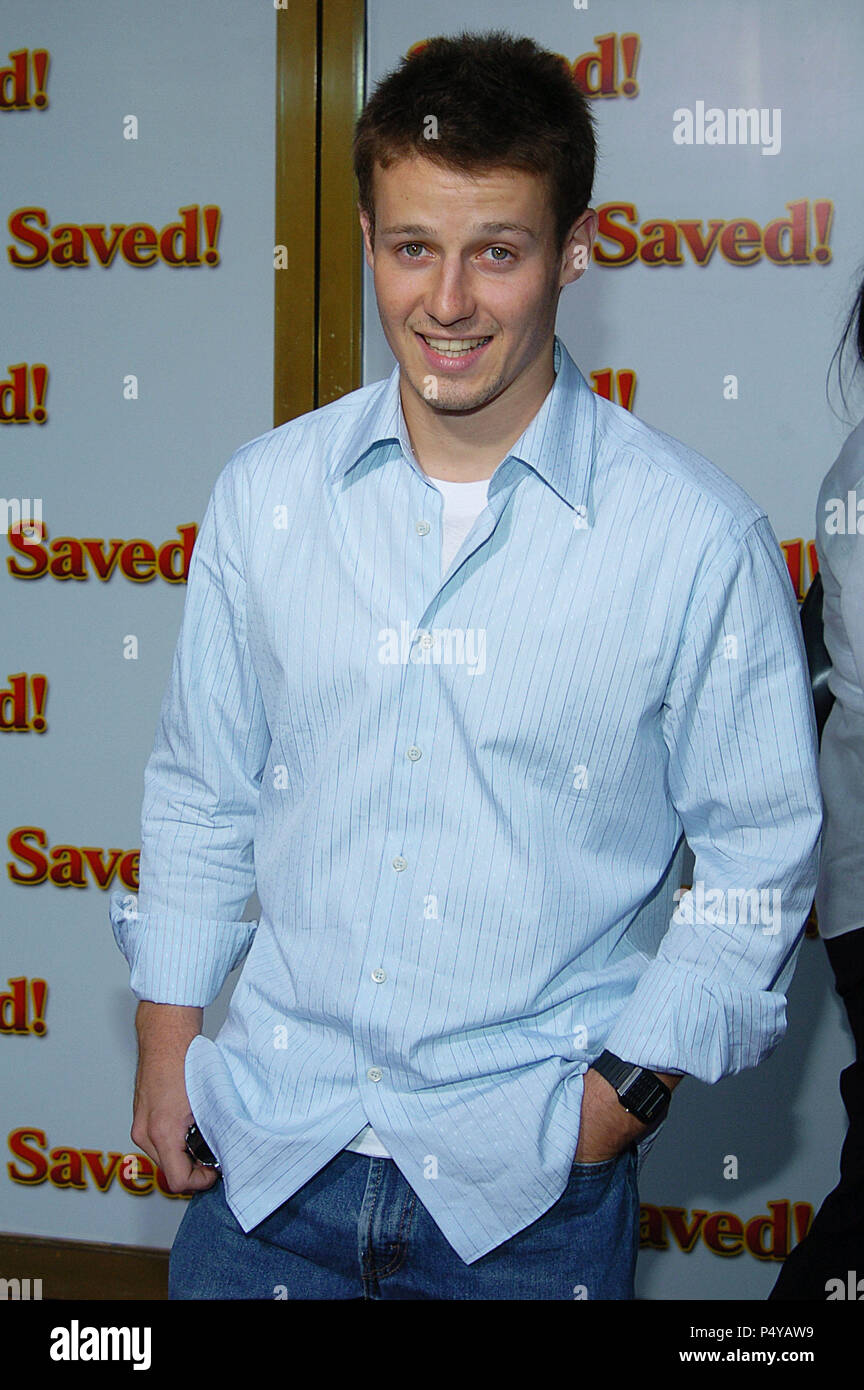 Will Estes arriving at the Saved ! Premiere at the Mann National ...