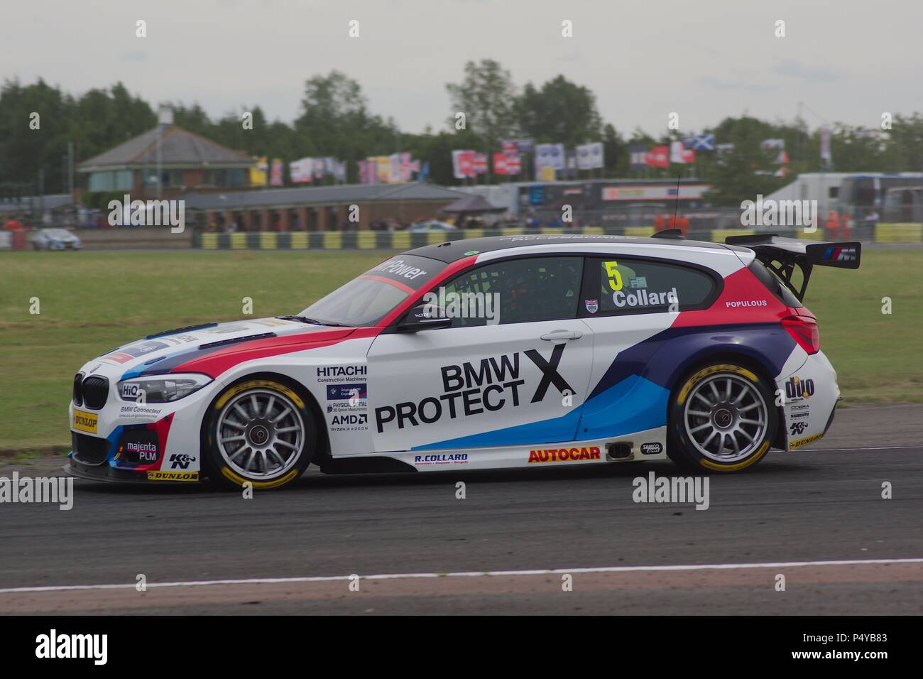 Dalton on Tees, England, 23 June 2018. Rob Collard driving a BMW 125i M ...