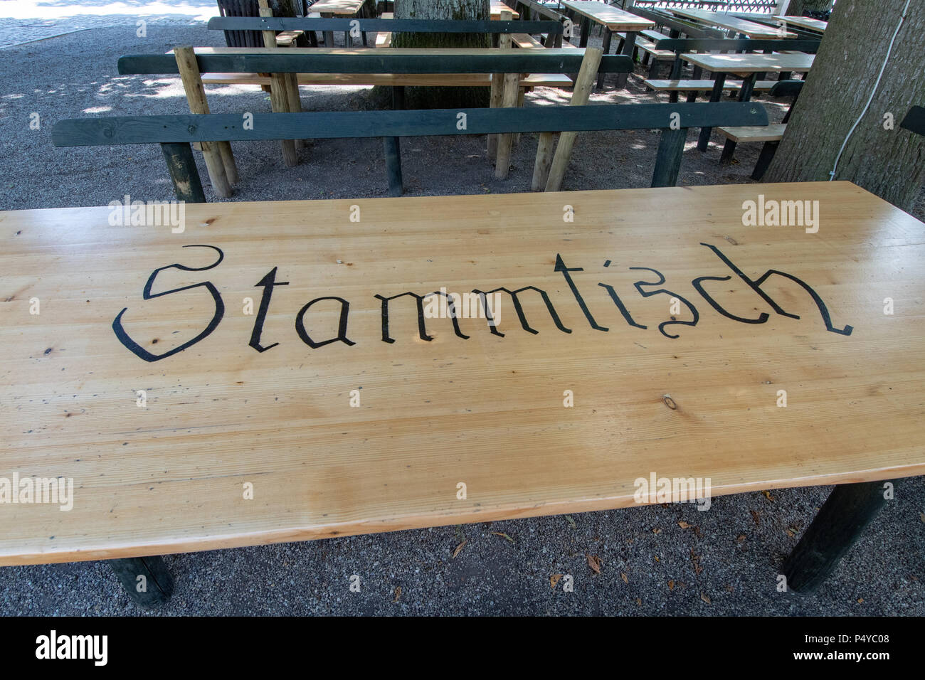 Germany, Eilsbrunn. 13th June, 2018. "Stammtisch" (lit. "regulars ...